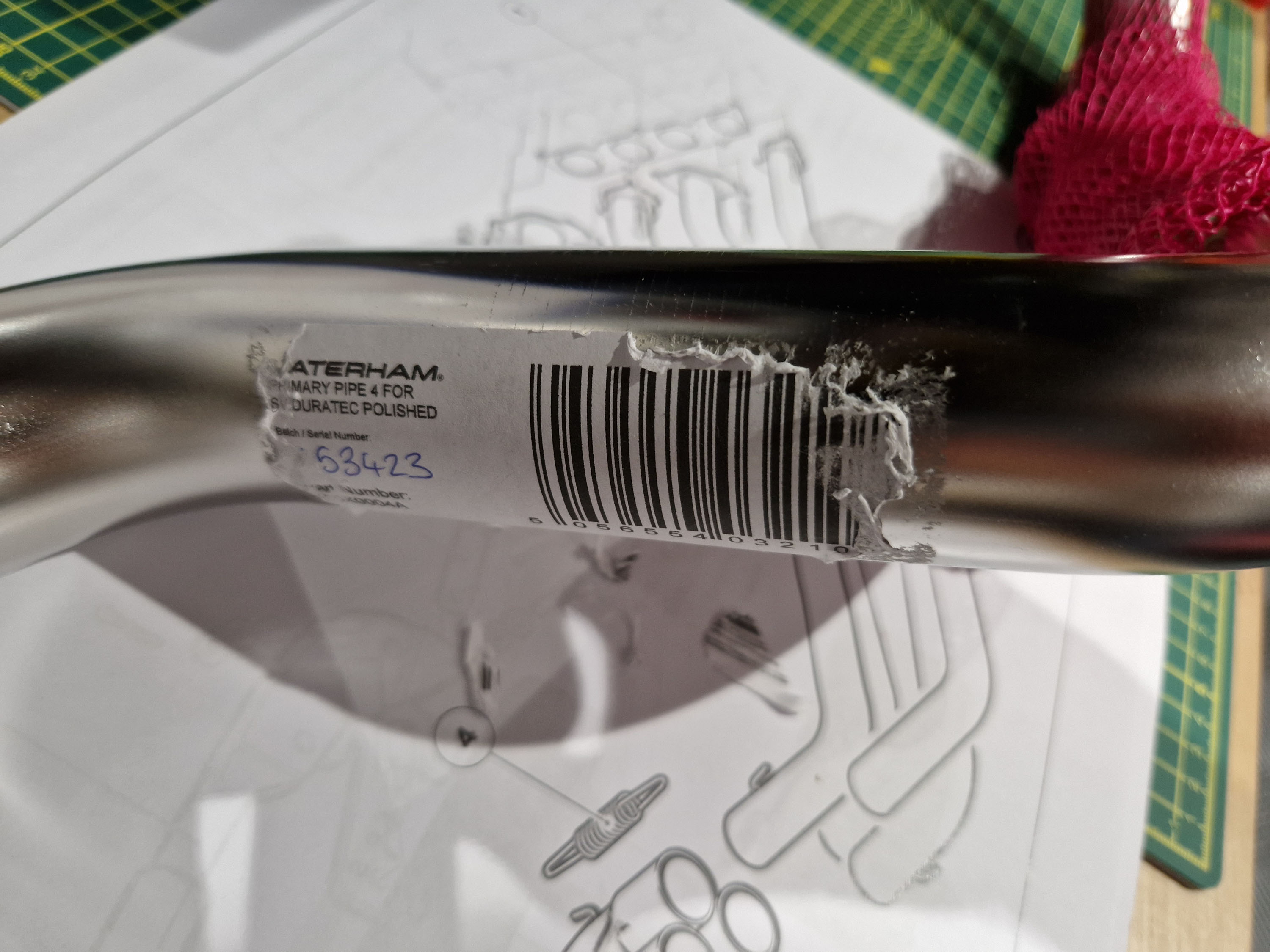 Exhaust Primaries | Caterham 420R SV Build Blog