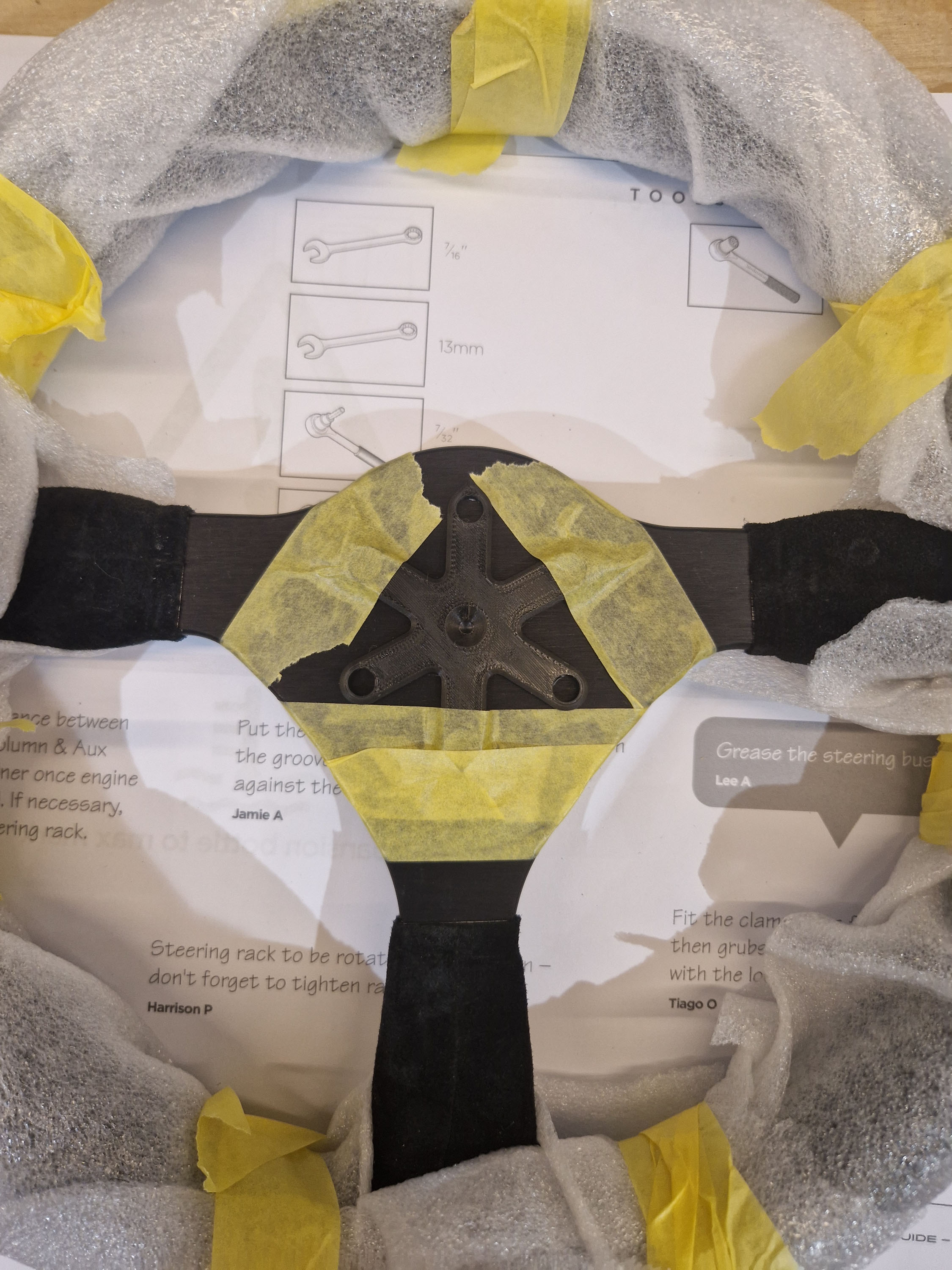 Steering Column and Wheel | Caterham 420R SV Build Blog