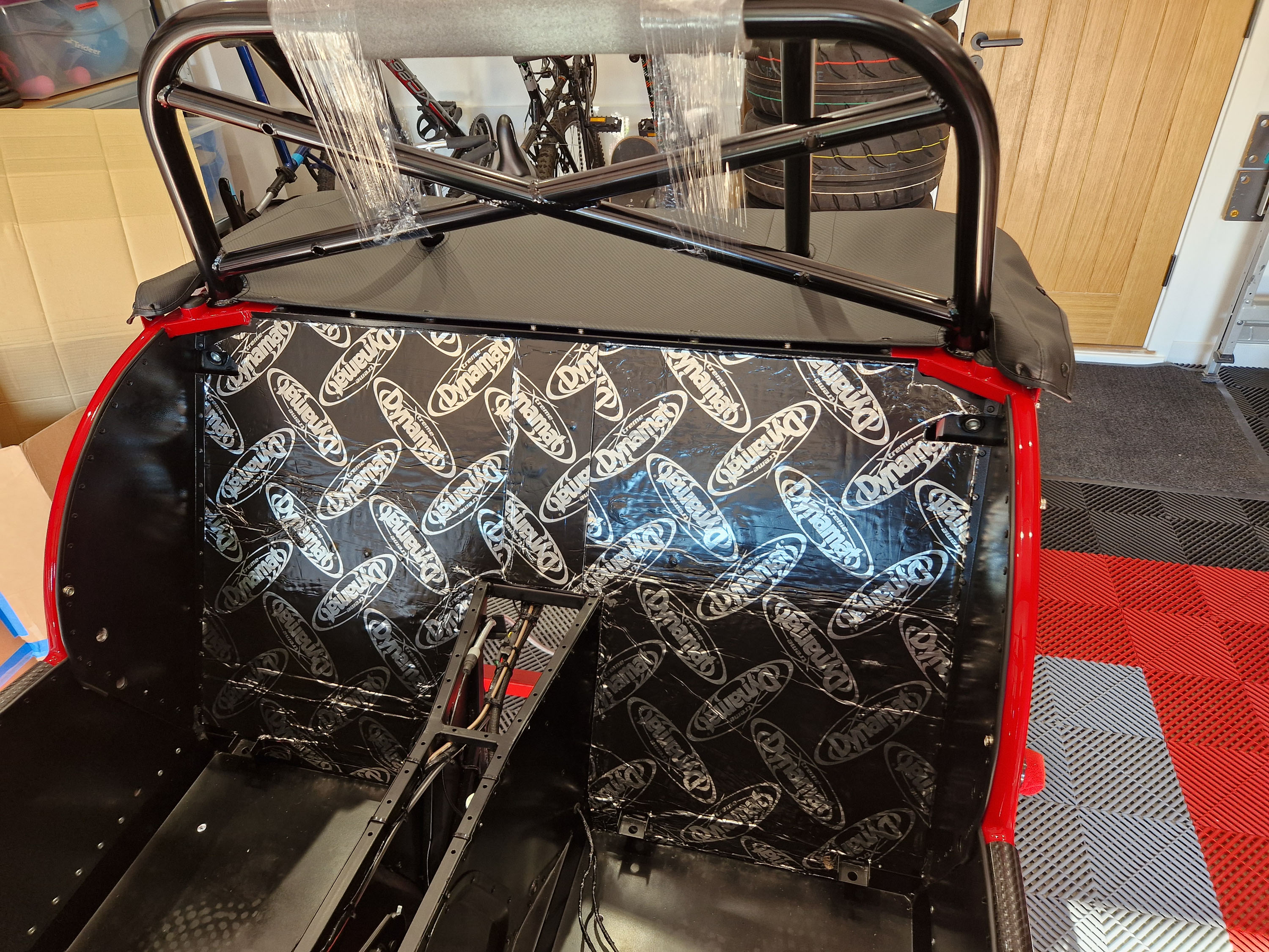 Rear Bulkhead Carpet and Soundproofing | Caterham 420R SV Build Blog