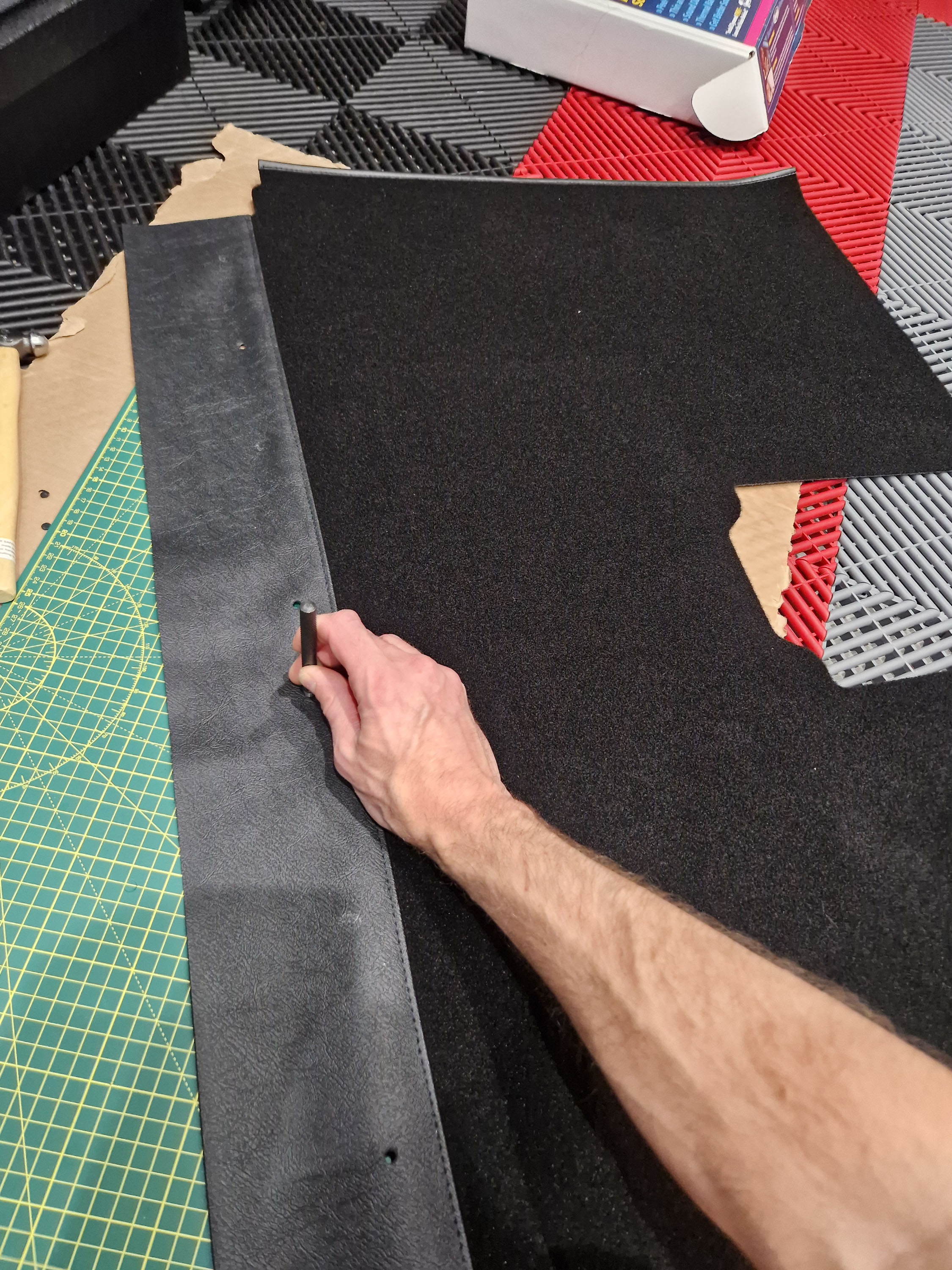 Rear Bulkhead Carpet and Soundproofing | Caterham 420R SV Build Blog