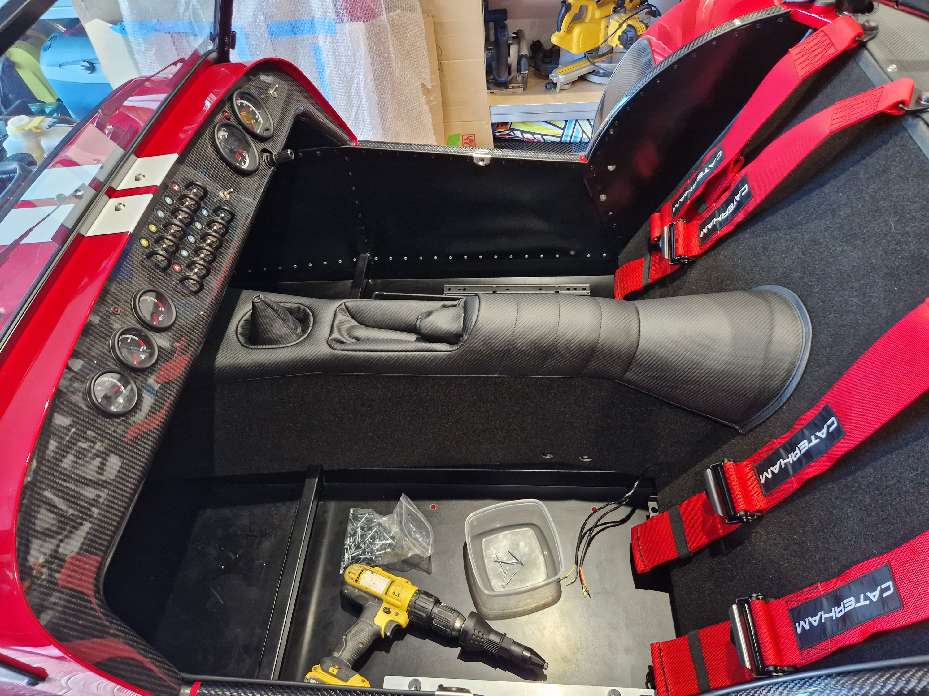 Cockpit Carpet and Tunnel Cover | Caterham 420R SV Build Blog