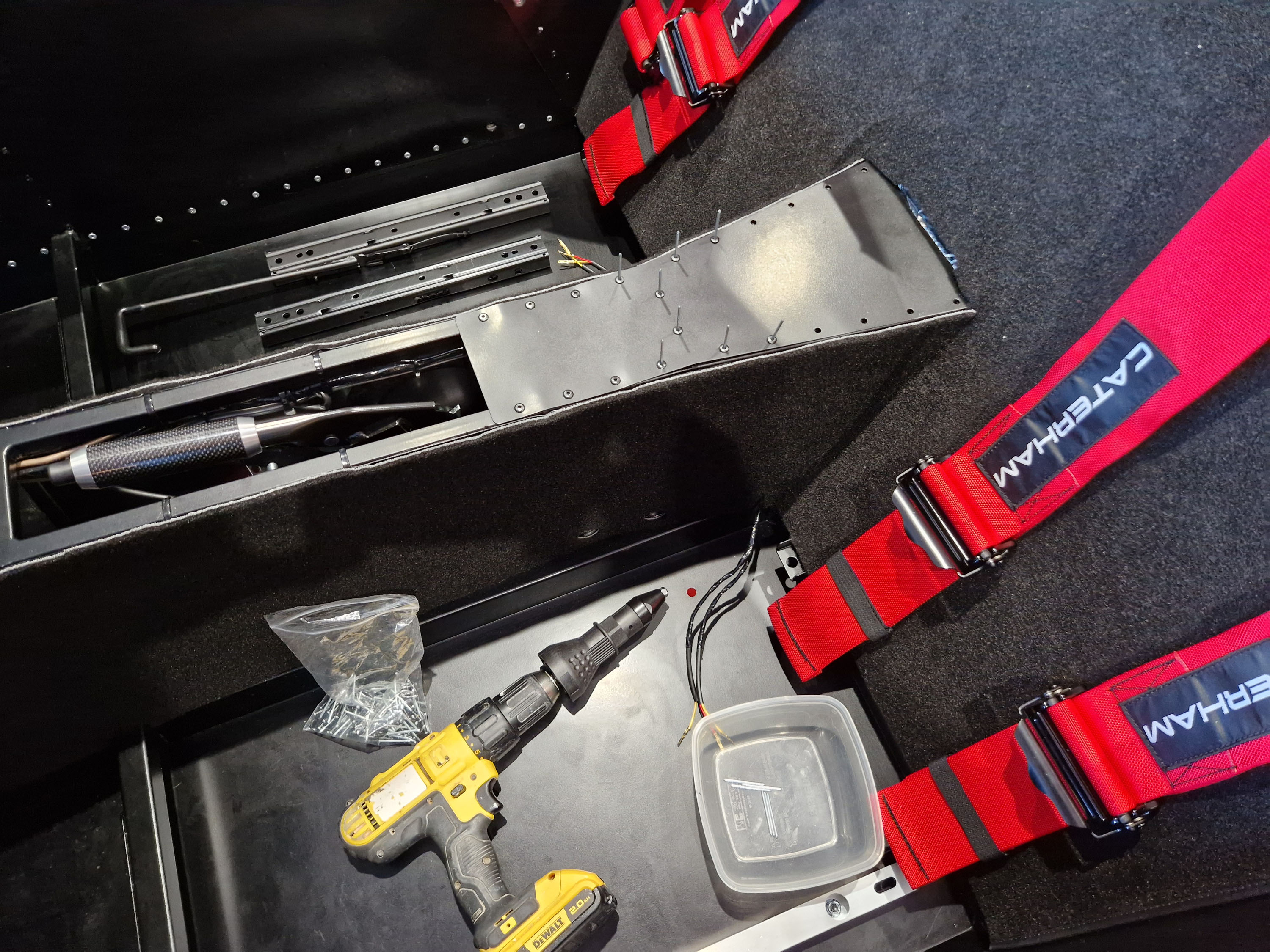 Cockpit Carpet and Tunnel Cover | Caterham 420R SV Build Blog